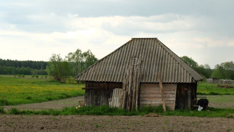 Barn in Kruchik, Ukraine stock image. Image of countryside - 106323639