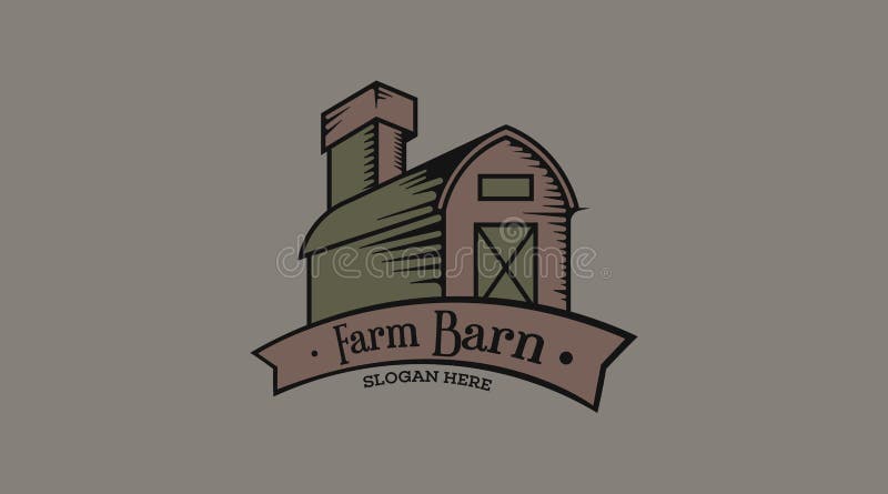 Barn Logo Design Concept Vector Stock Vector - Illustration of concept ...