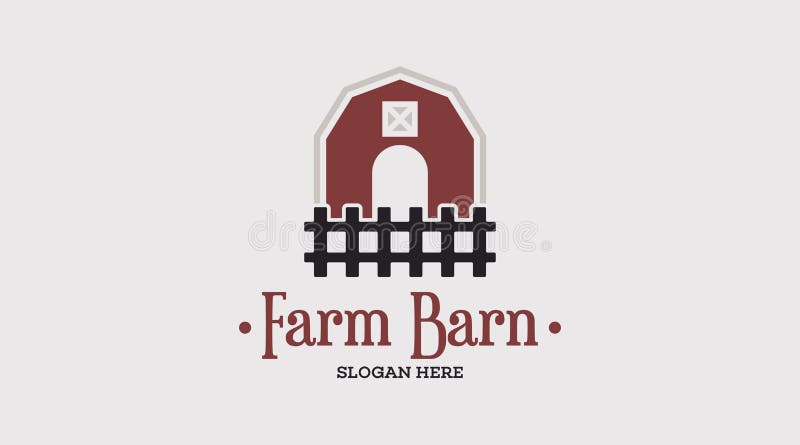 Barn Logo Design Concept Vector Stock Vector - Illustration of ...