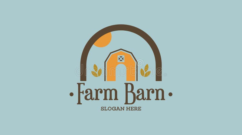 Barn Logo Design Concept Vector Stock Illustration - Illustration of ...