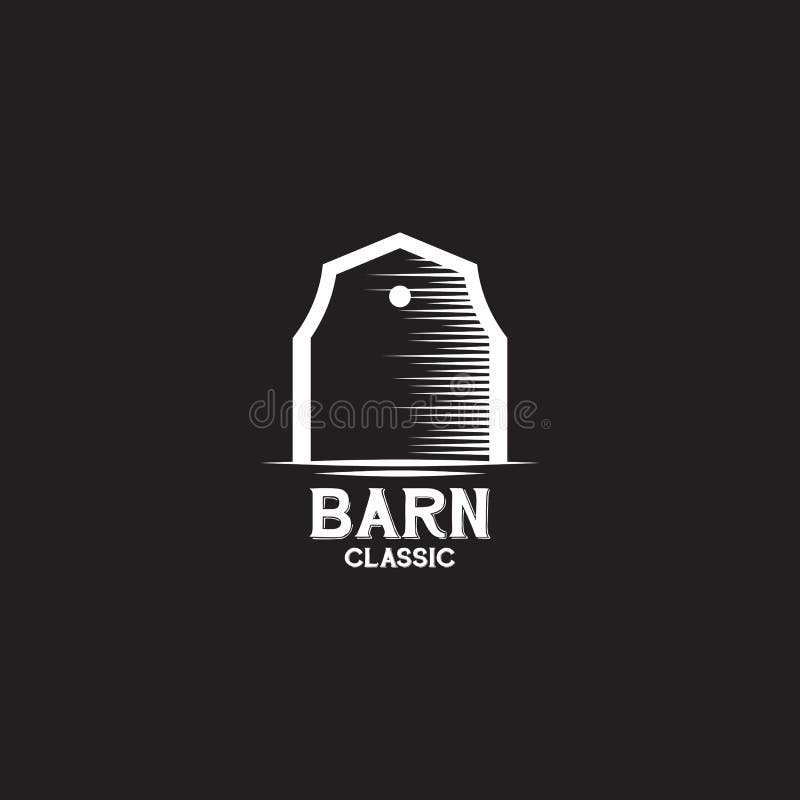 Barn Logo Design Vector Template Stock Vector - Illustration of grunge ...