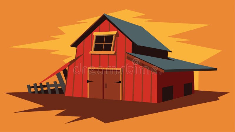 The Barn Now Leaning To One Side Was a Shadow of Its Former Self with ...
