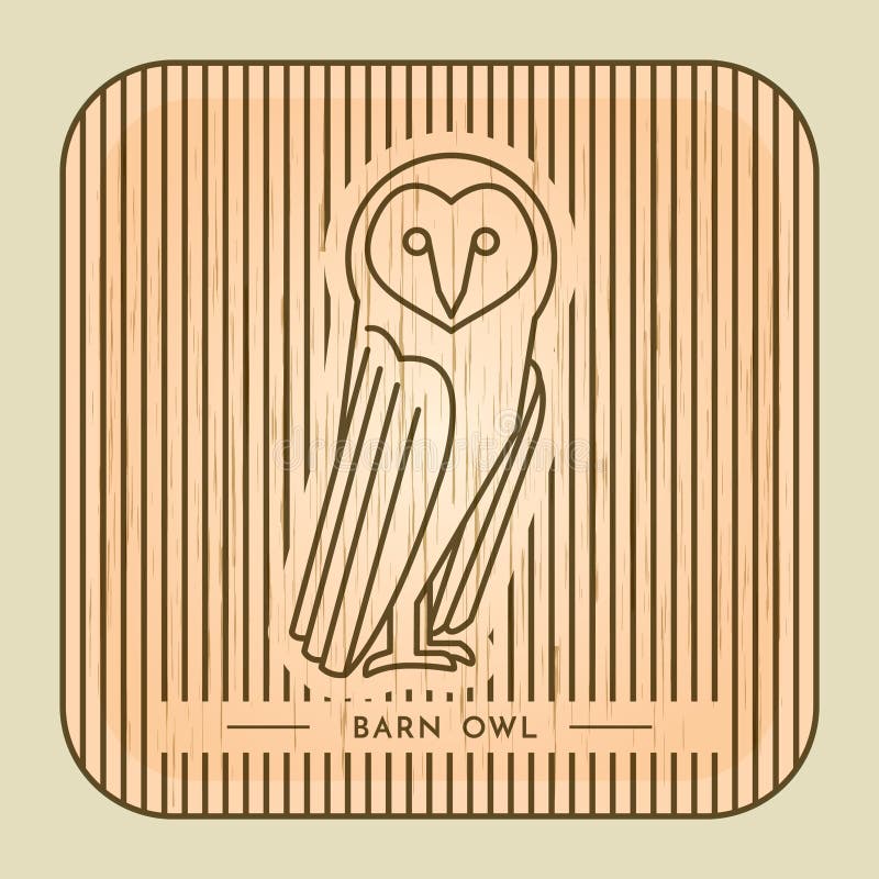 Barn Owl. Vector Illustration Decorative Design Stock Vector ...