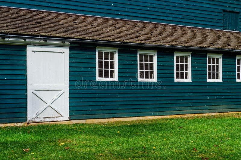 Barn Side stock photo. Image of windows, background, grass - 52556858