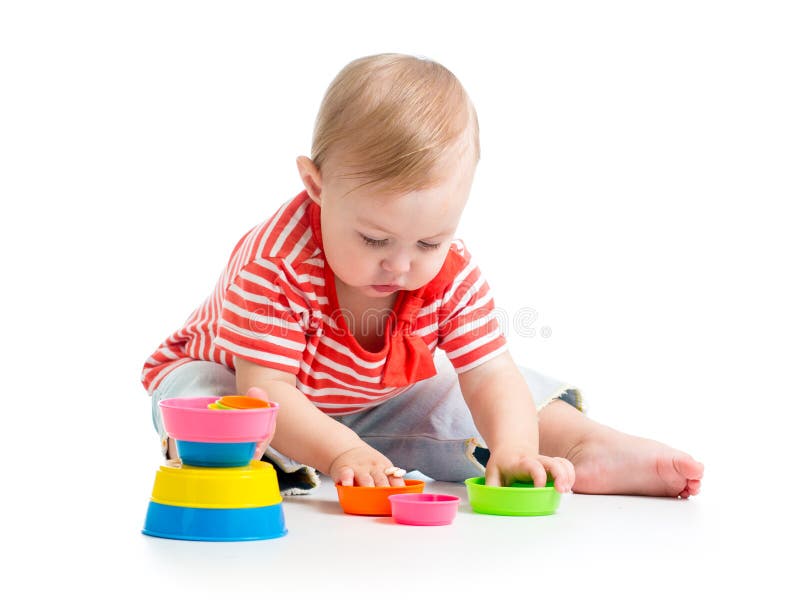 Barn Som Spelar Med Leksaker Arkivfoto - Bild av utbildning, charma ...