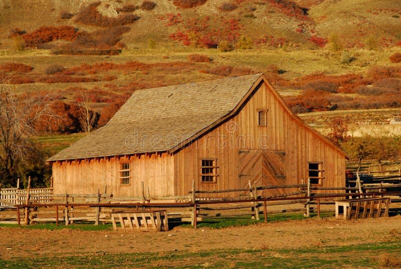 Barn At Sunset Picture. Image: 4537868
