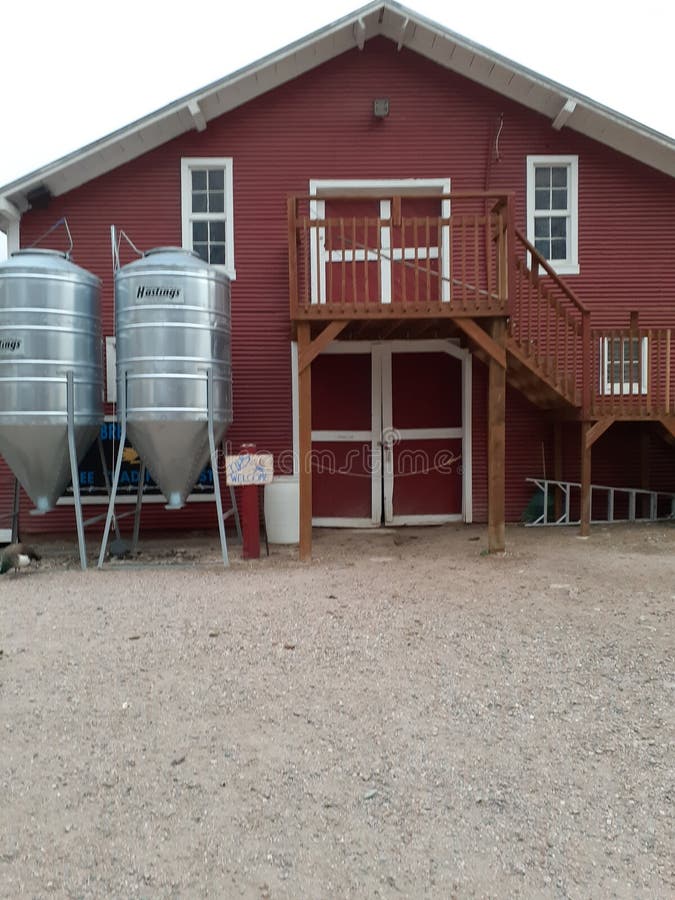 Barn at Terry Bison Ranch Cheyenne Wyoming Stock Image - Image of bison ...