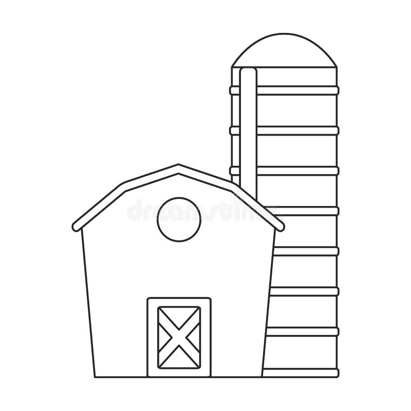 Rustic Barn Outline Stock Illustrations – 805 Rustic Barn Outline Stock ...