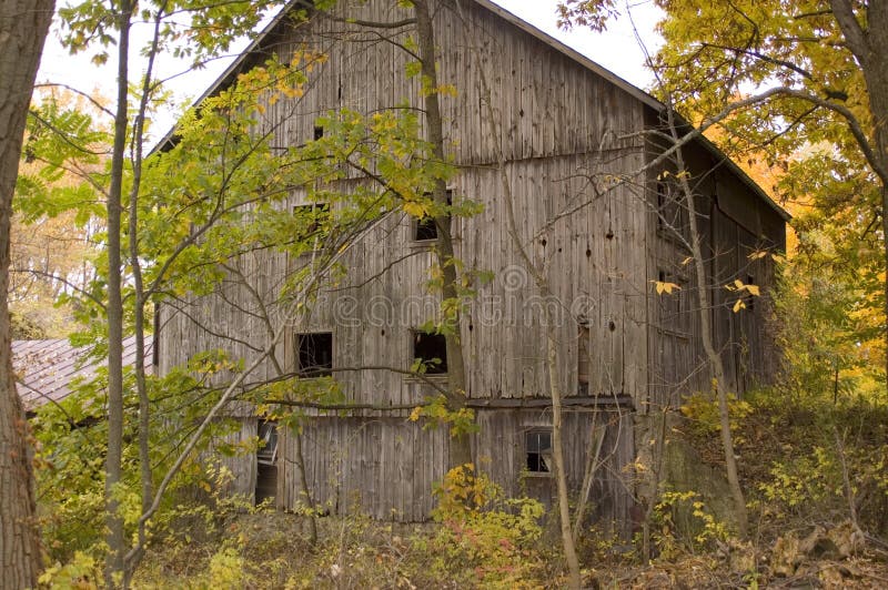 Broken Barn stock image. Image of outdoors, outdoor, country - 14497913