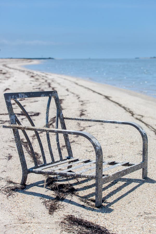 Barnacle Chair stock photo. Image of sand, chair, beach - 26461230