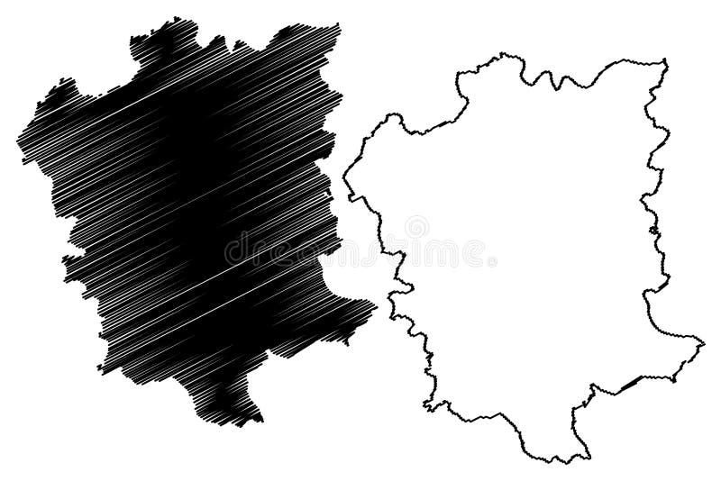 Barnala District Punjab State, Republic of India Map Vector ...