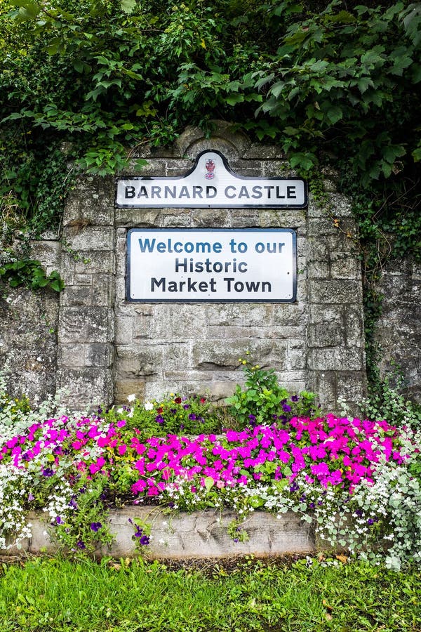 Barnard Castle, County Durham, England Stock Photo - Image of durham ...