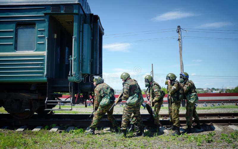The Staff of the Federal Service of Execution of Punishment during a ...