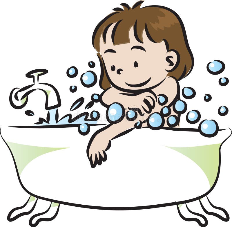 Bada Tecknad Stock Illustrationer, Vektorer, & Clipart – (1,444 Stock ...