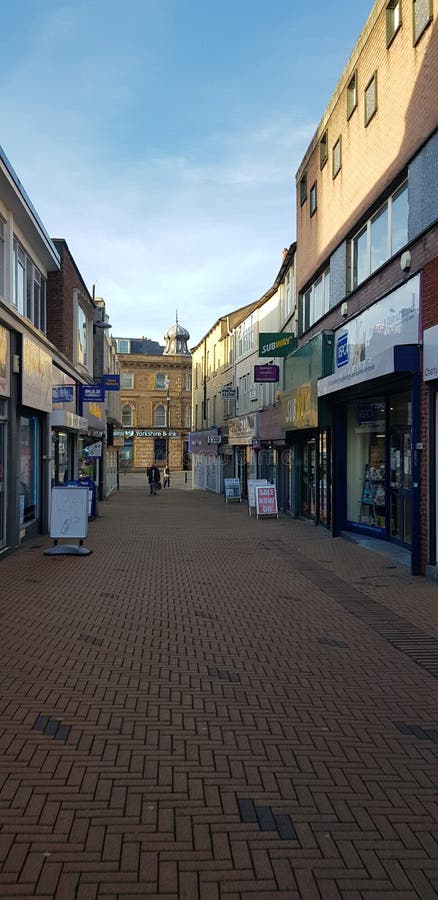 Barnsley Yorkshire Street editorial photography. Image of england ...