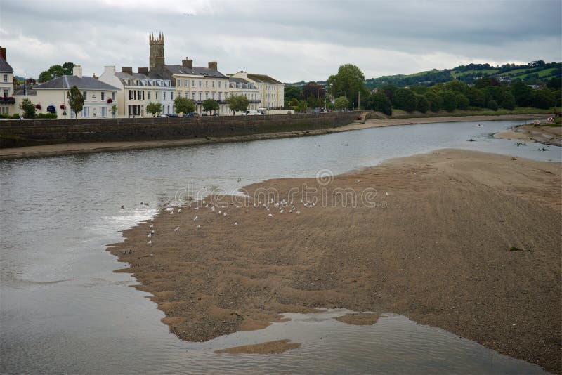 Barnstaple North Devon UK editorial photography. Image of bridge - 51403677