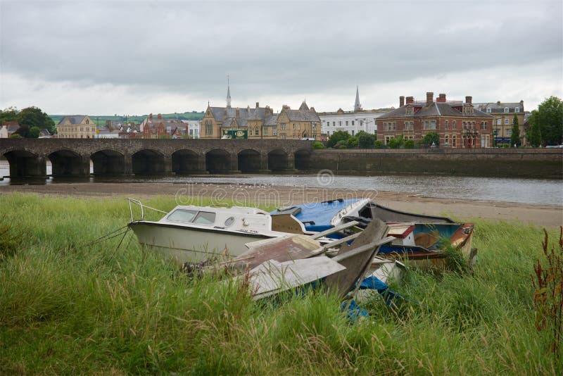 Barnstaple North Devon UK editorial image. Image of devon - 51403705