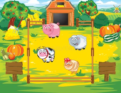 Barnyard Characters Stock Illustrations – 274 Barnyard Characters Stock ...