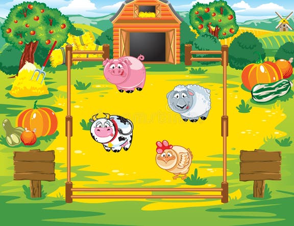 Barnyard Characters Stock Illustrations – 274 Barnyard Characters Stock ...