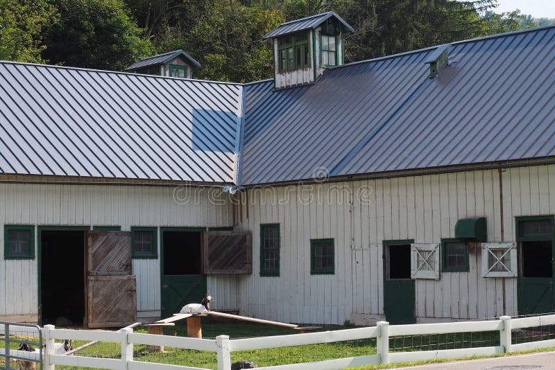 Barnyard Square stock photo. Image of barn, agriculture - 92842172