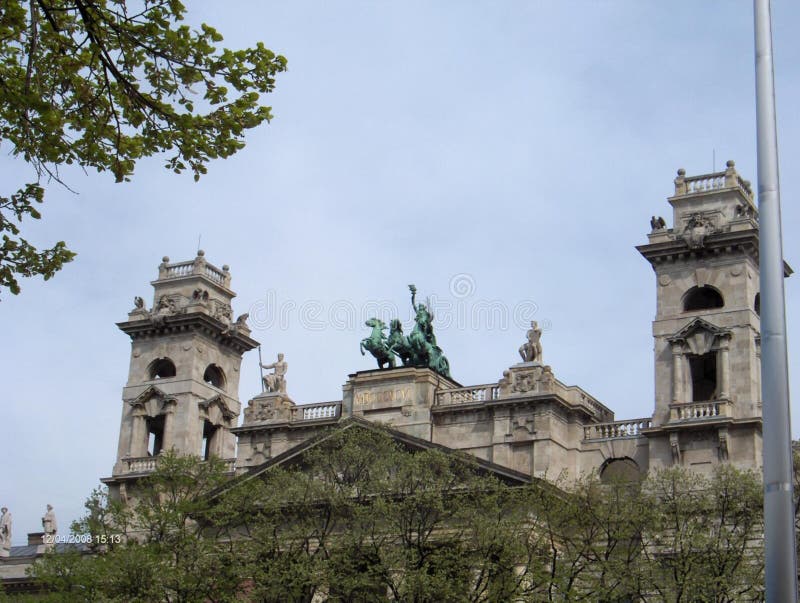 Baroc-building-with-towers stock photo. Image of - 87862196