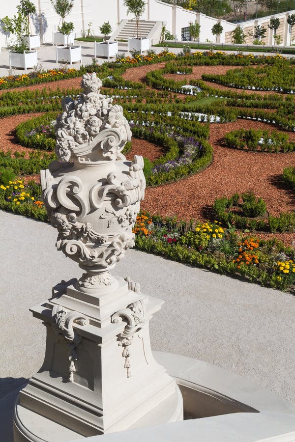 Barocker Garten, Bratislava-Schloss, Slowakei, am 2. August 2016 ...