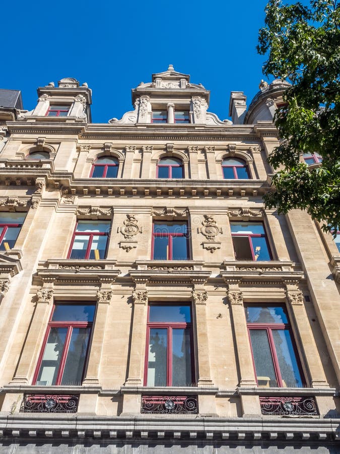 Barokke Gebouwen in Antwerpen Stock Afbeelding - Image of antwerpen ...