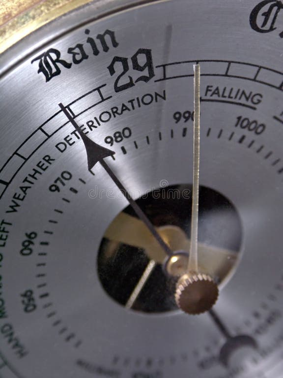 Barometer stock photo. Image of measure, gold, needle - 2292000