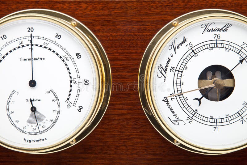 Barometer stock photo. Image of temperature, thermometer - 23387970