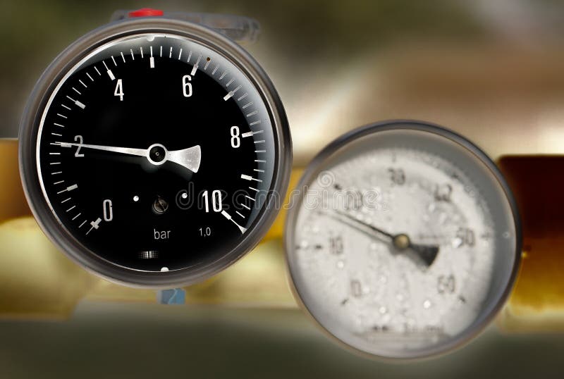 Barometer stock photo. Image of potentiometers, detector - 37928106