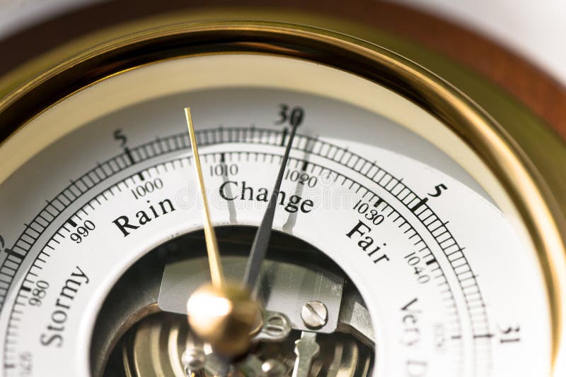 Barometer Change stock photo. Image of aneroid, hurricane - 57666280