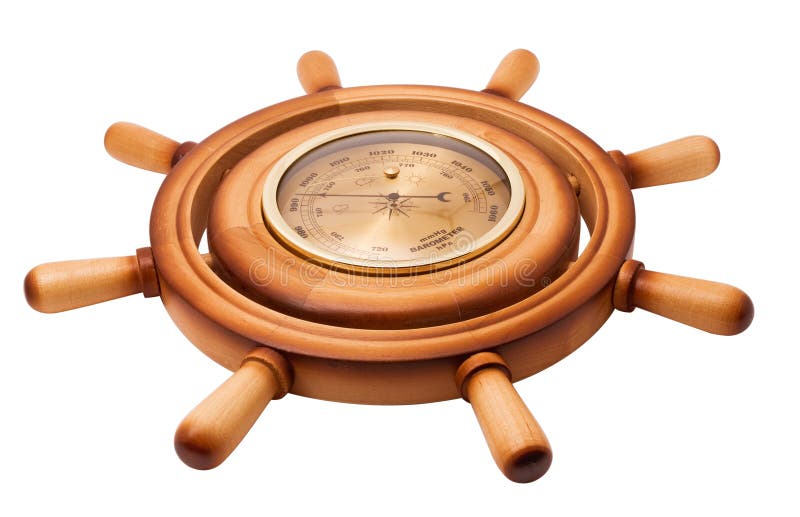 Barometer of handwheel stock photo. Image of measuring - 10388650