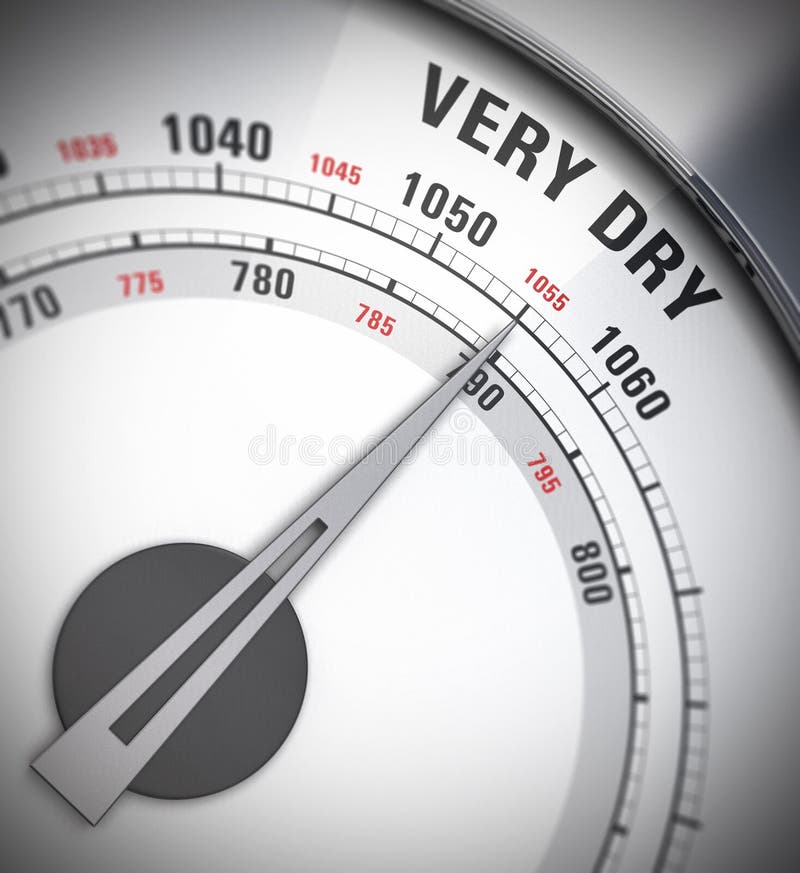 Barometer, heat wave stock illustration. Illustration of heat - 27425548