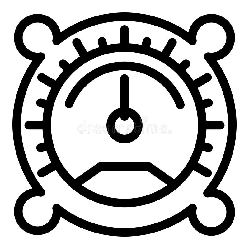 Barometer Change Icon, Outline Style Stock Vector - Illustration of ...