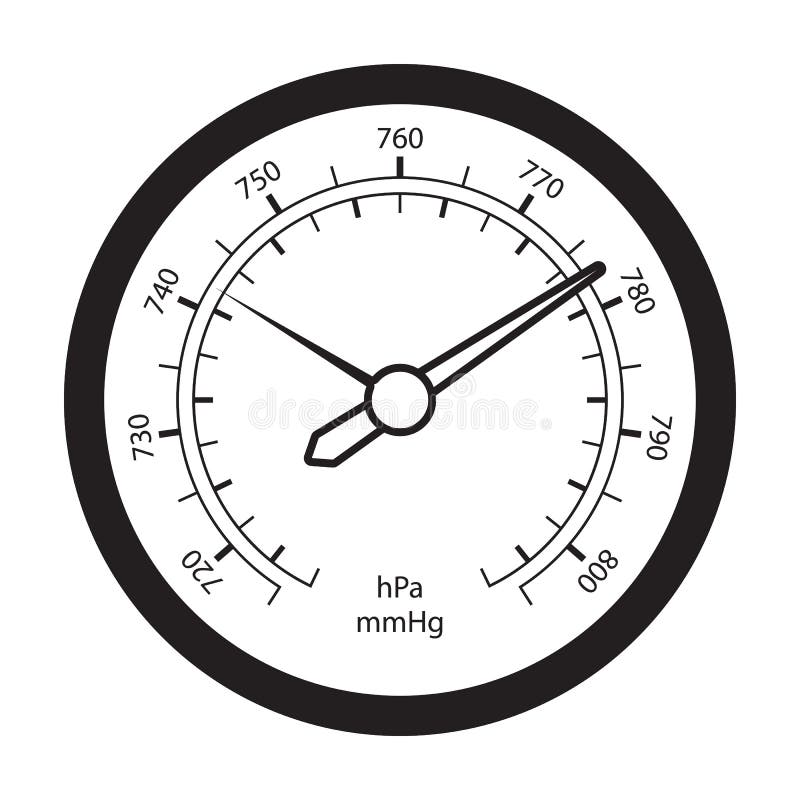 Barometer Vector Icon.Outline Vector Icon Isolated on White Background ... Barometer Vector Icon.Outline Vector Icon Isolated on White Background ...