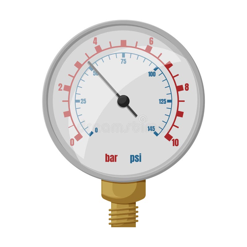 Barometer Vector Icon.Cartoon Vector Icon Isolated on White Background ...