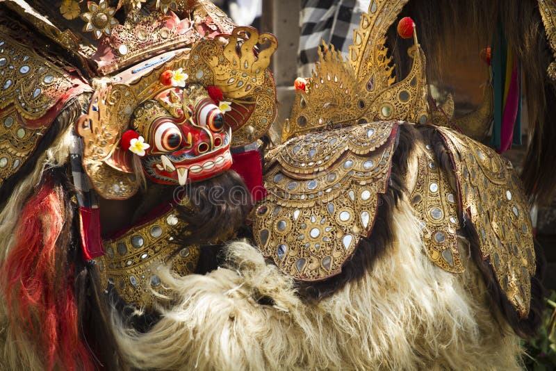 Barong - Character in the Mythology of Bali, Indonesia. Stock Photo ...