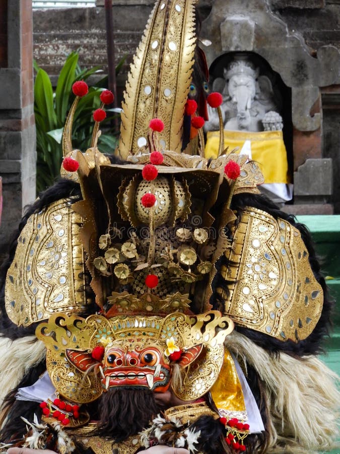 Barong Dance stock image. Image of mythology, mask, tourism - 83983241