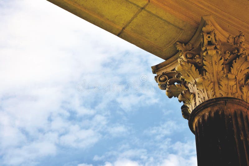 Baroque architecture stock photo. Image of clouds, column - 92100140