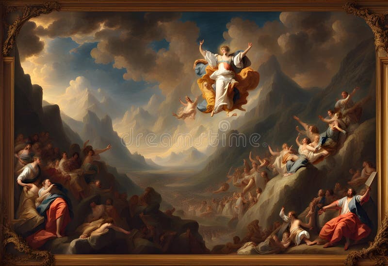 Baroque Artistic Image of Lord Rend Stock Illustration - Illustration ...