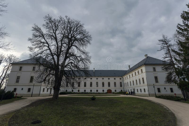 The Batthyany Castle in the Town of Bicske, Hungary Stock Image - Image ...