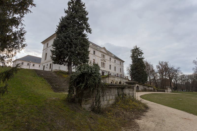 The Batthyany Castle in the Town of Bicske, Hungary Stock Photo - Image ...