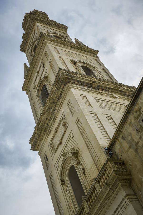 Baroque Belltower, Lecce, Italy Stock Image - Image of tower, salento ...