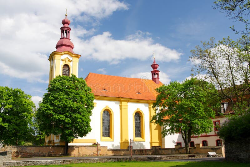 Baroque Cistercian Plasy Monastery, Plzen Region, Czech Republic ...