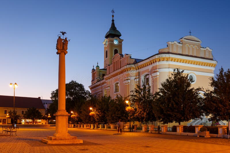 Topolcany, Slovakia stock photo. Image of church, baroque - 158535122