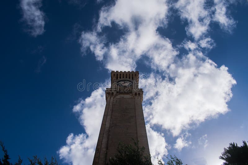 A Baroque Clock Tower stock image. Image of church, travel - 132517537
