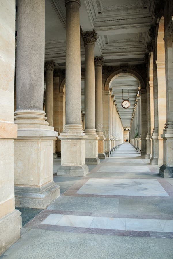 Baroque colonnade stock photo. Image of colonnade, stone - 17827640