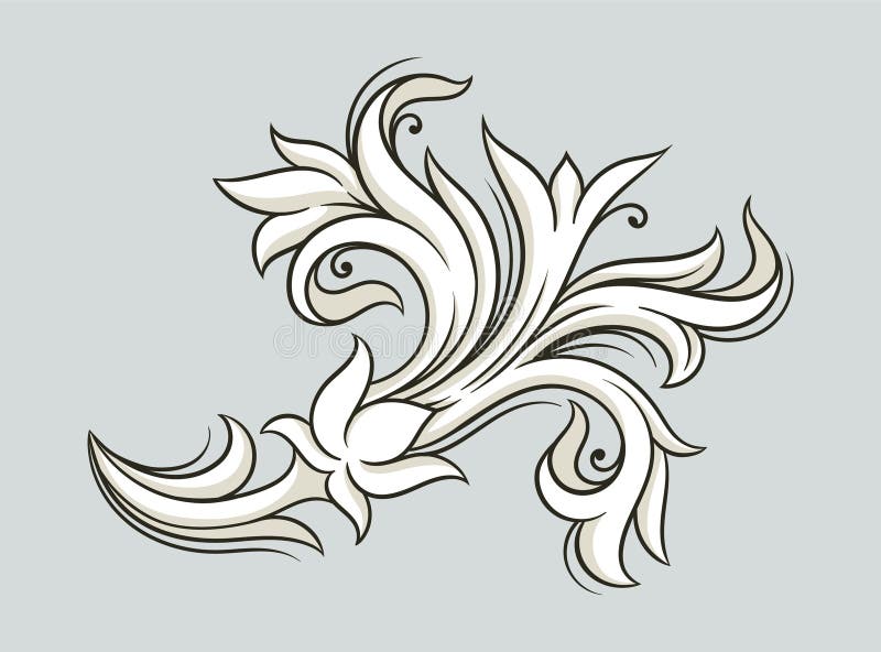 Baroque Element Vector Concept Stock Vector - Illustration of victorian ...