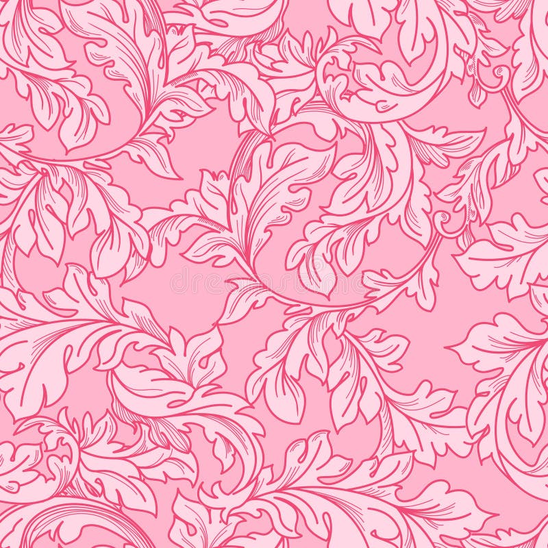 Baroque Leaf Frame Swirl Decorative Design Element Stock Vector ...