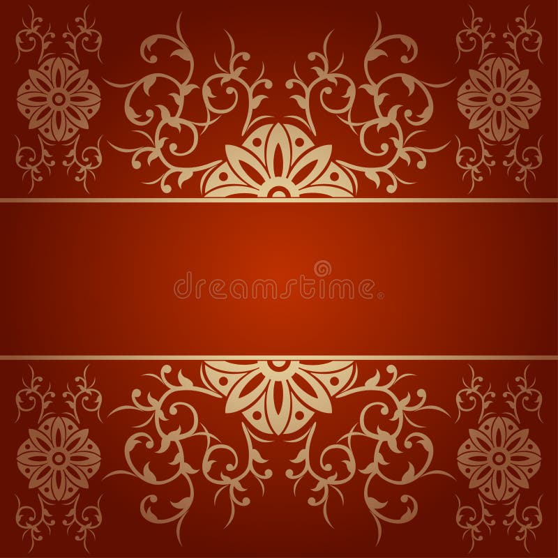 Flowers Embroidery Baroque Pink Design Stock Illustration ...
